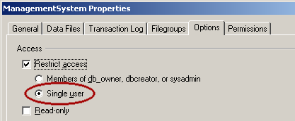 Microsoft SQL Database Maintenance